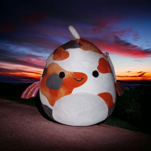 Squishmallows | Toys | Dandii The Koi Fish Pink Holographic Fins ...